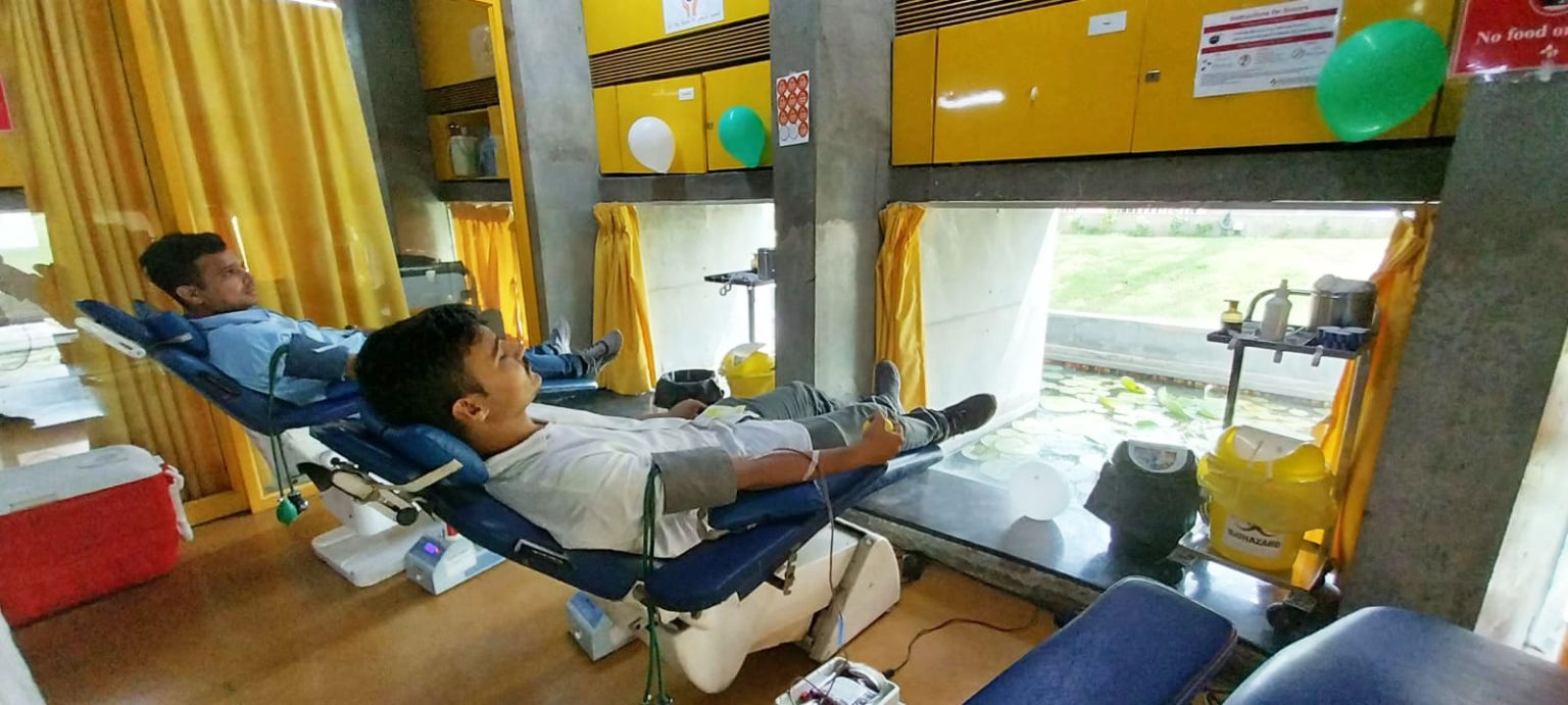 Blood Donation Camp on World Blood Donor Day - Sabarmati University