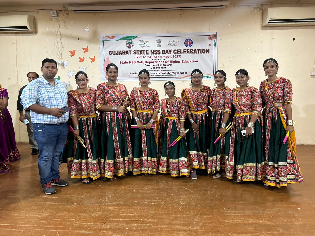 NSS Day Celebration 22/09/2023 TO 24/09/2023 - Sabarmati University