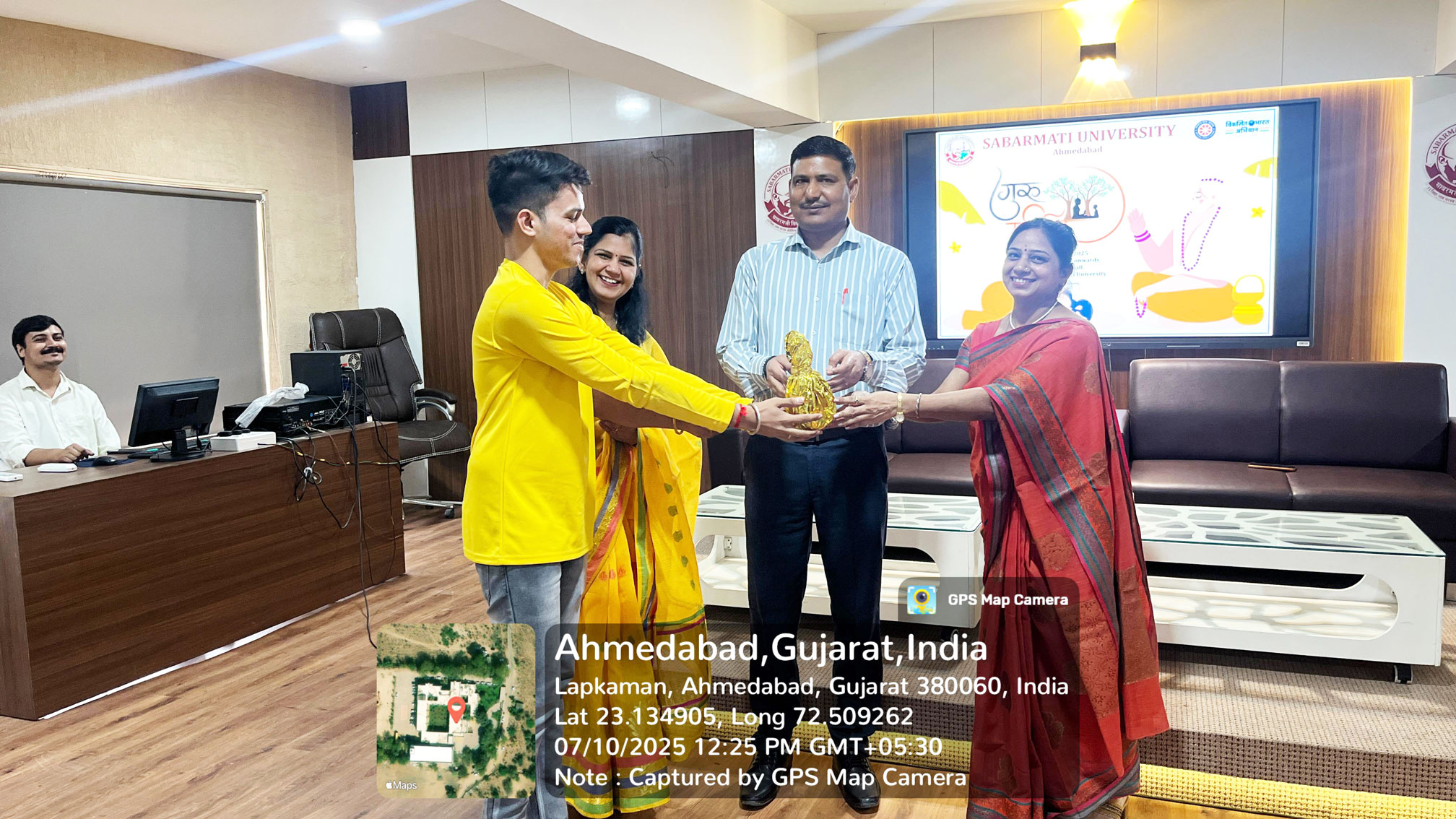 Sabarmati University Commemorates Guru Purnima 2025 - Sabarmati University